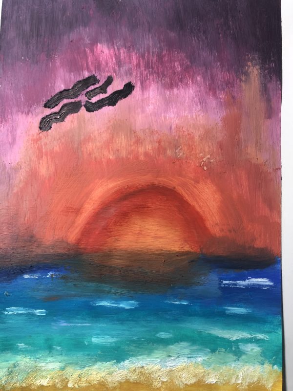 Malen nach Musik – Gymnasium Goetheschule Hannover